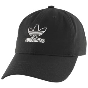 adidas originals women's originals relaxed outline, black/white, one size