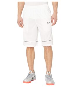 nike shorts fastbreak white/white/black lg