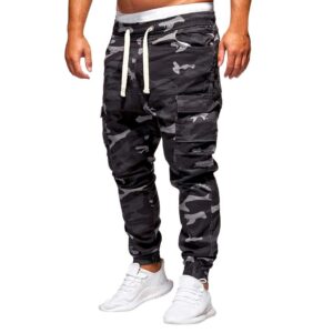 wocachi mens camo cargo jogger pants fashion loose handsome pocket jeans chino camouflage pants m-4xl trousers 2023 overalls dungaree spring stylish up to 30% 50%