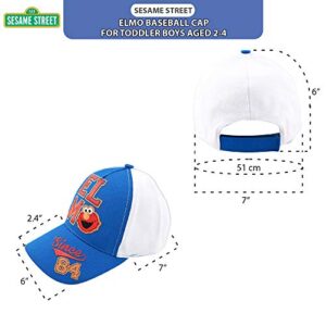 Sesame Street Boys Baseball Hat, Elmo, Abby Cadabby & Bart Simpson Adjustable Cap For Toddler Ages 2-4 Or Kids Ages 4-7