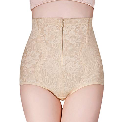 Yoyorule Fashion Shapeware Underwear Women Corset High Waist Corset Shaping an Clothe Lace Zipper Body-Shaping Corset Khaki