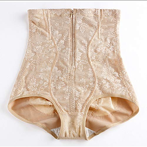 Yoyorule Fashion Shapeware Underwear Women Corset High Waist Corset Shaping an Clothe Lace Zipper Body-Shaping Corset Khaki