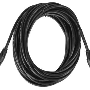 Rockville RCXFM30E-B 30 Foot Female to Male XLR Mic Cable Black 100% Copper