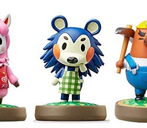 Reese - Mabel - Mr Resetti Amiibo (Animal Crossing Series) for Nintendo Switch - WiiU, 3DS 3 Pack (Bulk Packaging)