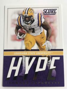 2017 score hype football #10 leonard fournette nm/m (near mint/mint)