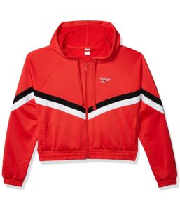 reebok classic team fullzip jacket, radiant red, 2xs