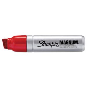 Sharpie Permanent Marker Magnum Red - Pack of 12