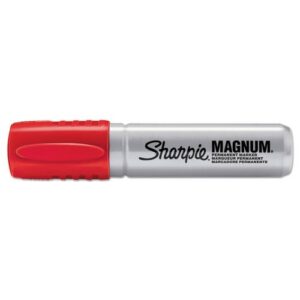 Sharpie Permanent Marker Magnum Red - Pack of 12