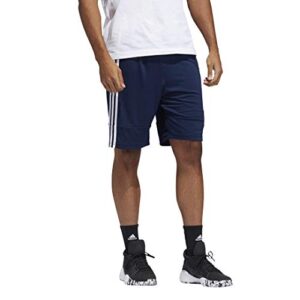 adidas men's 3g speed x shorts, collegiate navy/white, large