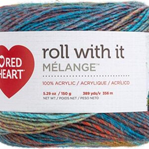 Red Heart Roll with it Melange Paparazzi