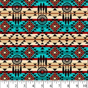 native dreamcatcher cotton fabric, 1-yard precuts