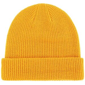 paladoo warm knit cuff beanie cap daily beanie hat for men womenm (gold yellow