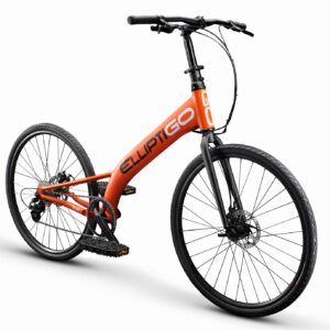 ElliptiGO RSUB Road Performance Outdoor Stand Up Bike and Best Hybrid Indoor Exercise Trainer, Orange