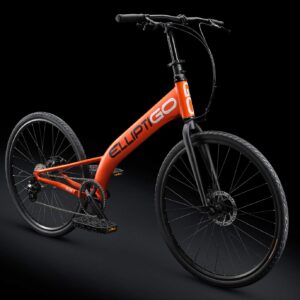 ElliptiGO RSUB Road Performance Outdoor Stand Up Bike and Best Hybrid Indoor Exercise Trainer, Orange