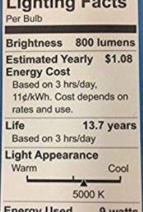 GE 60W Replacement Daylight LED 8 Pack (16 Pack, Daylight)