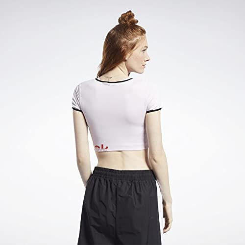 Reebok Workout Ready Meet You There Bralette Tee, Pixel Pink, 4X26W