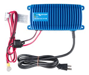 victron energy blue smart ip67 12-volt 17 amp 120vac battery charger with nema 5-15 plug (bluetooth)