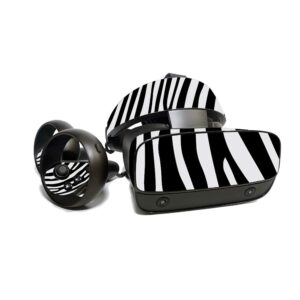 mightyskins skin for oculus rift s - black zebra | protective, durable, and unique vinyl decal wrap cover | easy to apply, remove, and change styles | made in the usa