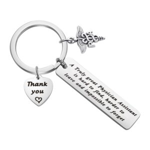 ensianth physician assistant gift pa keychin a truly great physician assistant is hard to find keychin nurse appreciation gift pa graduation gift (pa long key)