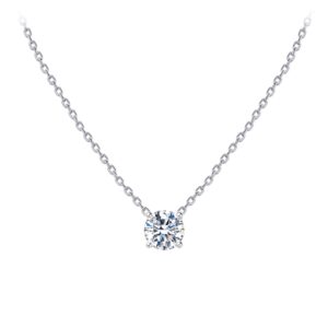 s.leaf diamond necklace pendant cubic zirconia tennis necklace solitaire choker necklace for women sterling silver birthday gifts for women