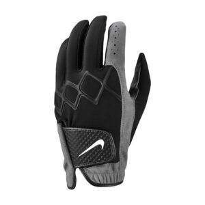 nike all weather golf gloves black/cool grey/white md/lg