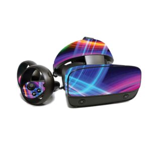 mightyskins skin for oculus rift s - light waves | protective, durable, and unique vinyl decal wrap cover | easy to apply, remove, and change styles | made in the usa