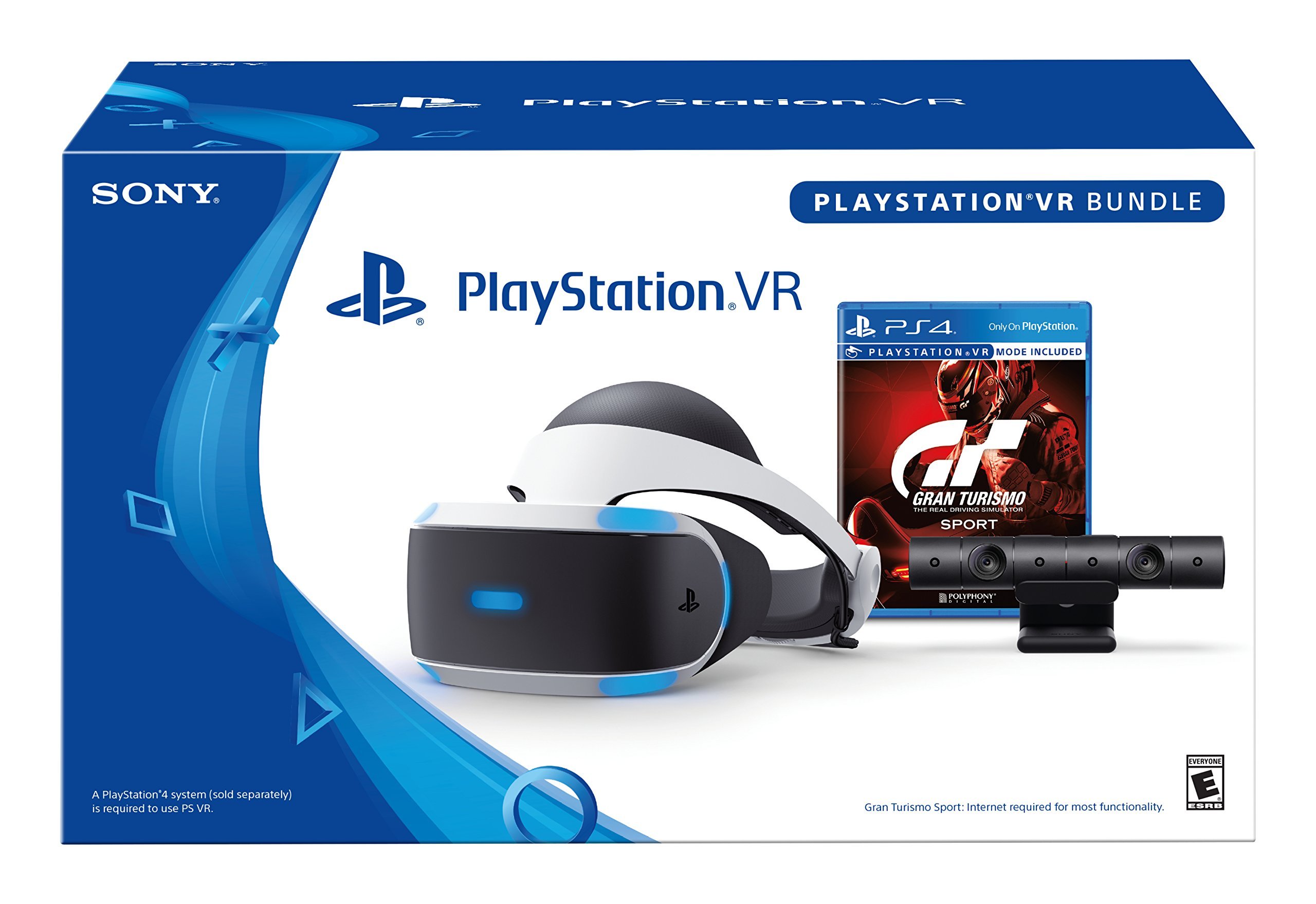 Playstation VR - GT Sport Bundle [Discontinued] (Renewed) [Video Game]