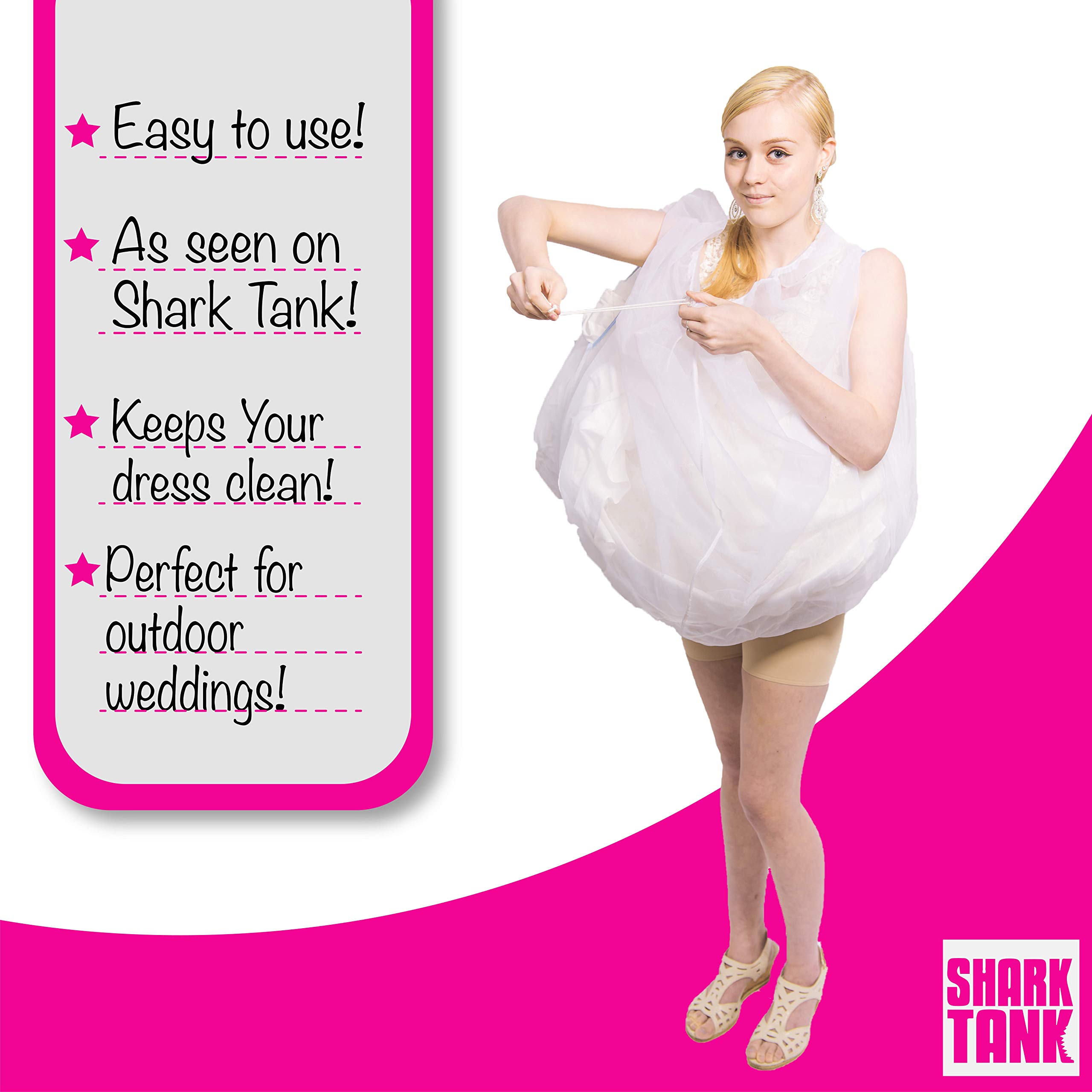 Bridal Buddy – Wedding Gown Underskirt – Elastic Waist – As Seen on Shark Tank