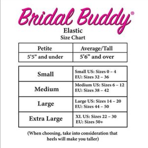 Bridal Buddy – Wedding Gown Underskirt – Elastic Waist – As Seen on Shark Tank