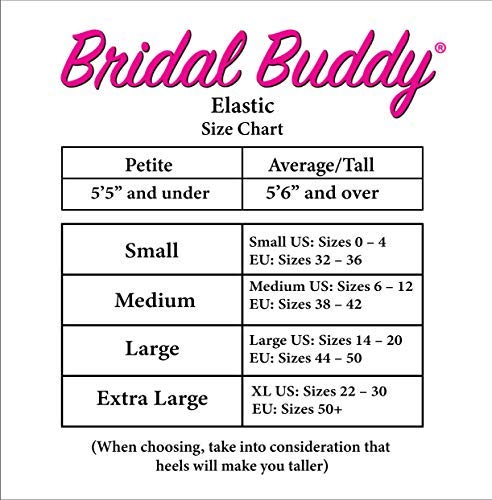 Bridal Buddy – Wedding Gown Underskirt – Elastic Waist – As Seen on Shark Tank