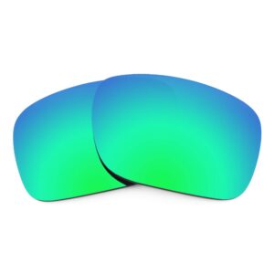 revant replacement lenses for ray-ban rb4264 58mm sunglasses, uv protection, anti-scratch and impact resistant, elite polarized emerald green mirrorshield