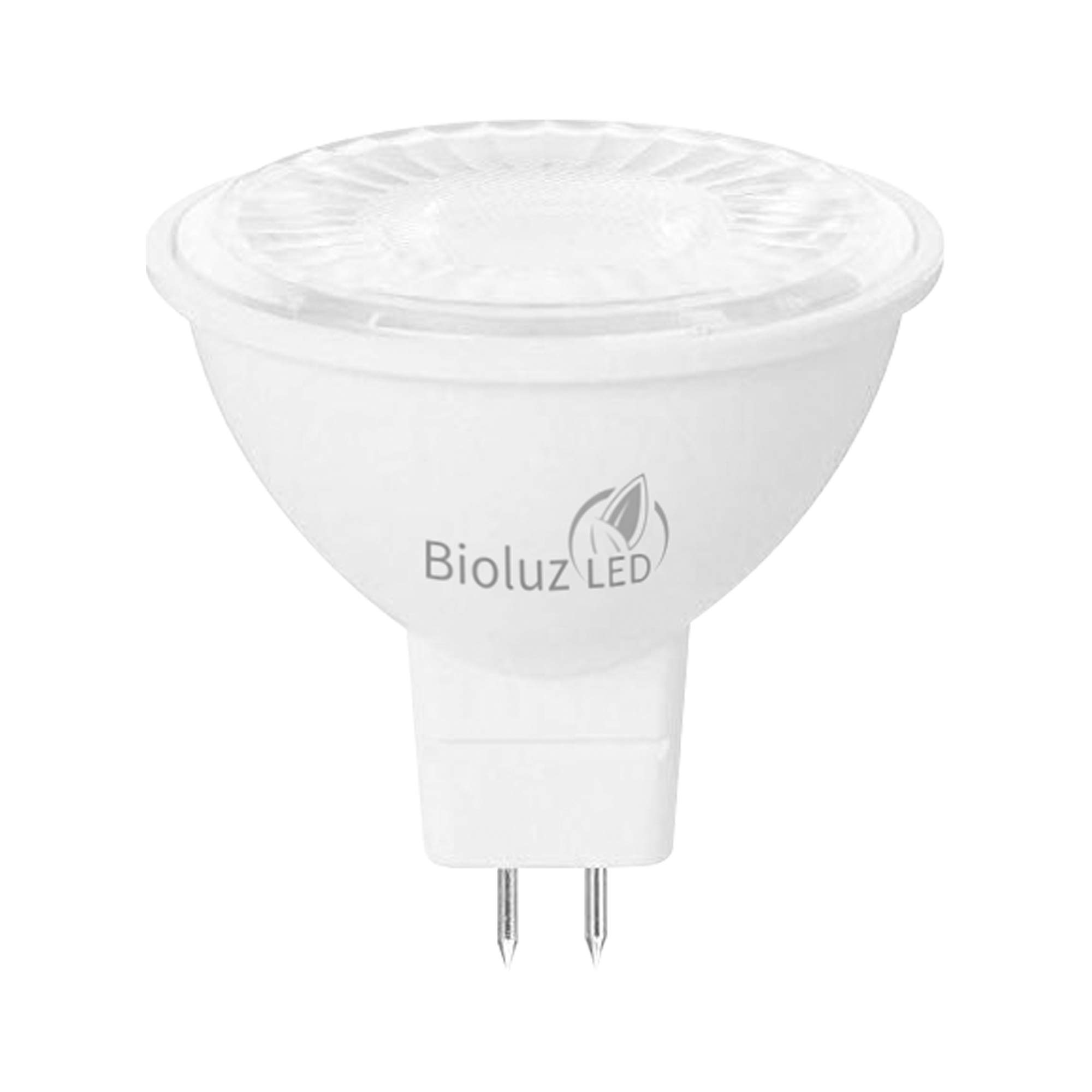 Bioluz LED 6 Pack MR16 LED Bulb 50W Halogen Replacement Non-Dimmable 7w 3000K 12v AC/DC UL Listed Pack of 6