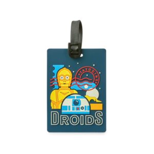 american tourister star wars luggage tag, r2d2, one size