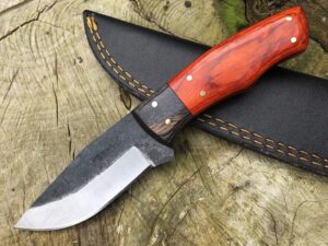 perkin pk666 hunting knife with sheath fix blade knife