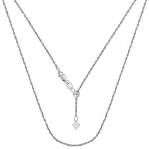 argento reale| 925 sterling silver adjustable bolo rope chain necklace| 1.5mm sterling silver rope chain necklace |bolo necklace|adjustable necklace| adjusts up to 24 inches