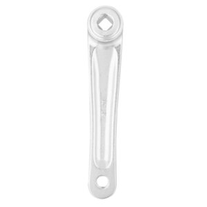 Bnineteenteam Bike Crank Arm,Aluminum Alloy Left Single Chain Crank Arm 170mm Left Crank Arm for Bike Replacement Accessory(Silver-)