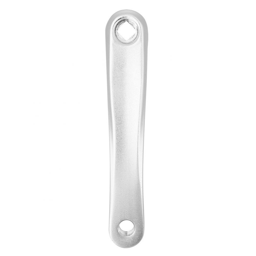 Bnineteenteam Bike Crank Arm,Aluminum Alloy Left Single Chain Crank Arm 170mm Left Crank Arm for Bike Replacement Accessory(Silver-)