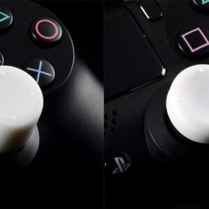 Analog Controller Raised Thumb Stick Grips Thumbsticks Joystick Cap Cover for PS4, PS3, Switch Pro, Xbox one, Xbox 360, Wii U, PS2 Controller (Pack of 8 pcs White)