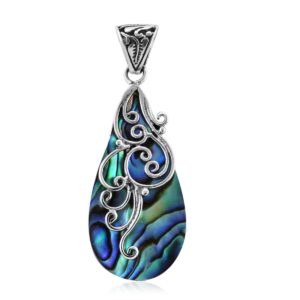 shop lc abalone shell 925 sterling silver fashion pendant jewelry gifts for women birthday gifts