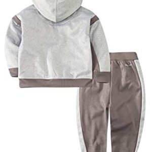 Nike Kids Boy's Therma Full Zip Hoodie and Jogger Pants Two-Piece Set (Little Kids) Gunsmoke 6 Little Kids