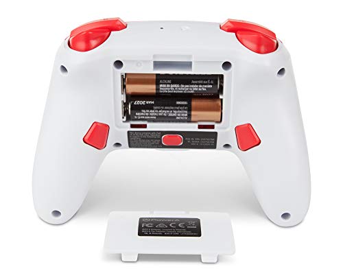 PowerA Enhanced Wireless Controller for Nintendo Switch: Pokemon Poke Ball Red - Nintendo Switch, Nintendo Switch Lite, Gamepad, game controller, Bluetooth controller, AA Battery