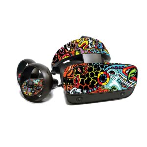 mightyskins skin for oculus rift s - acid trippy | protective, durable, and unique vinyl decal wrap cover | easy to apply, remove, and change styles | made in the usa