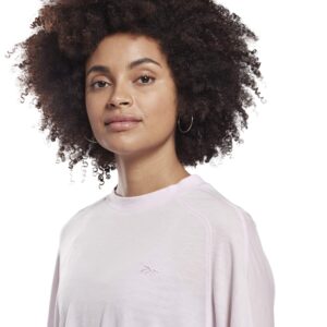 reebok modal tee, pixel pink, 2xs