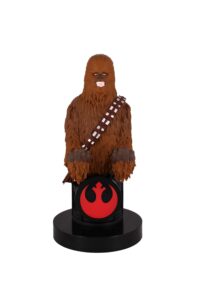 exquisite gaming: star wars: chewbacca - original mobile phone & gaming controller holder, device stand, cable guys, licensed figure