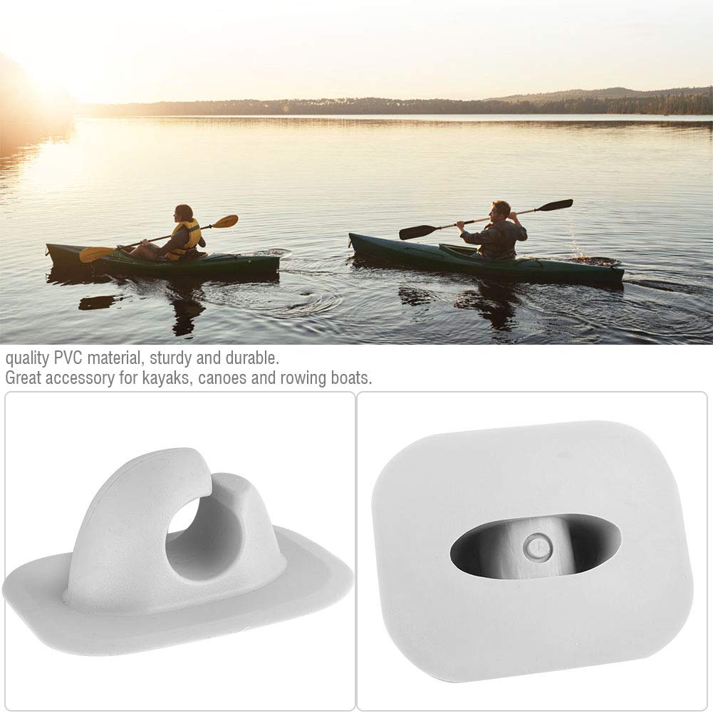 Alomejor Kayak Paddle Holder Plastic Kayak Paddle Clips Oar Keeper for Kayaks Canoes Rowing Boats