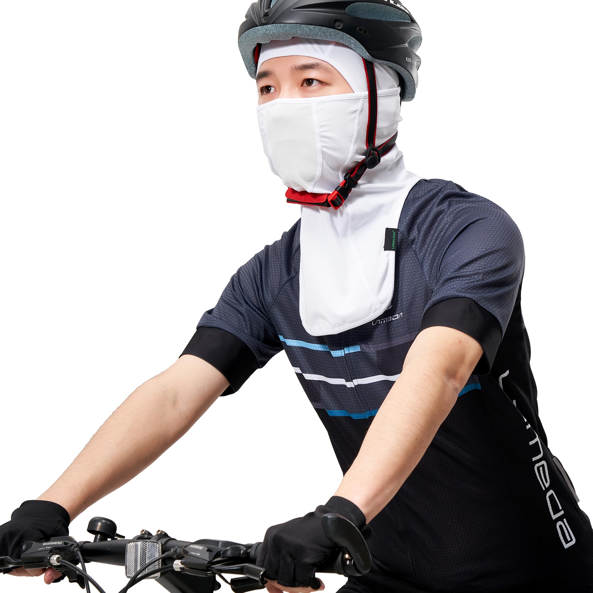 LONGLONG Balaclava Face Mask- 2 Pcs Sun Protection Mask Dustproof, Breathable Summer Full Face Cover for Motorcycle, Cycling