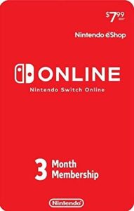 nintendo switch online individual membership card (3-month)