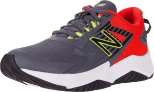 new balance kids boy's rave run v1 (little kid/big kid) lead/neo flame 2.5 little kid m