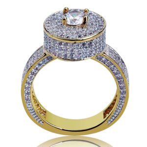 Moca Jewelry Iced Out Personalized Fashion Ring 18K Gold Plated Bling CZ Simulated Diamond Hip Hop Ring for Women (7)