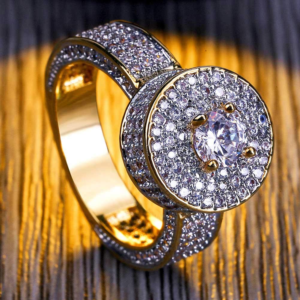 Moca Jewelry Iced Out Personalized Fashion Ring 18K Gold Plated Bling CZ Simulated Diamond Hip Hop Ring for Women (7)